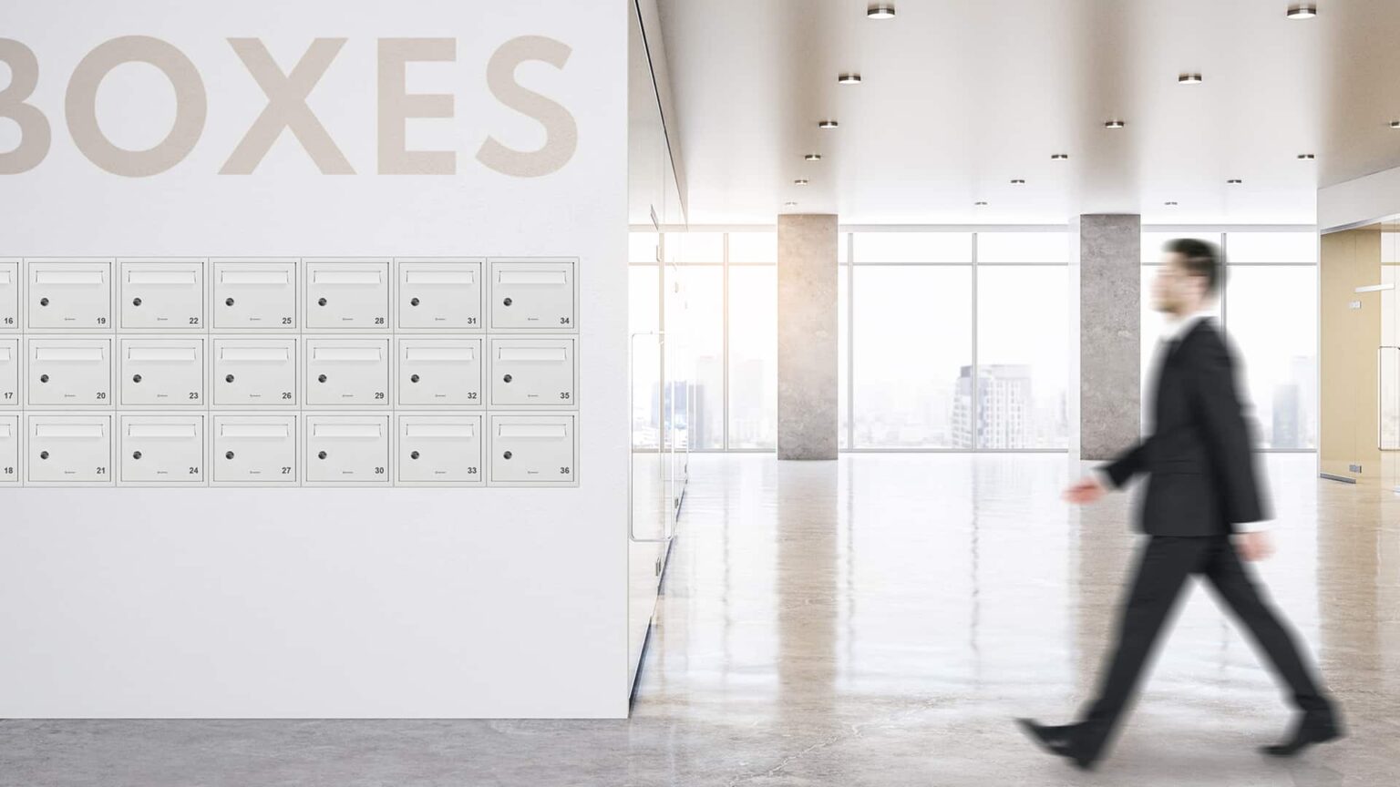 Wall mounted multiple mailboxes | DAD United Kingdom